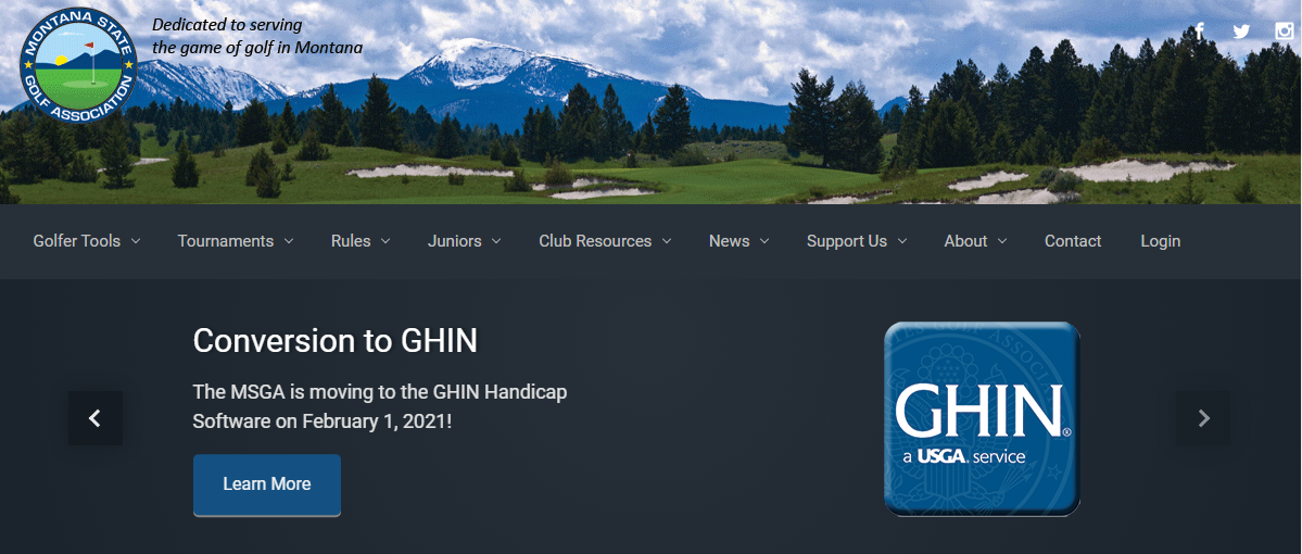 Post a score to USGA GHIN - Mission Mountain Golf Club